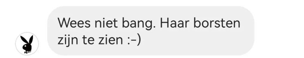 Fans vragen zich af of Joy Beune haar vriendinnen in Playboy laat zien ...