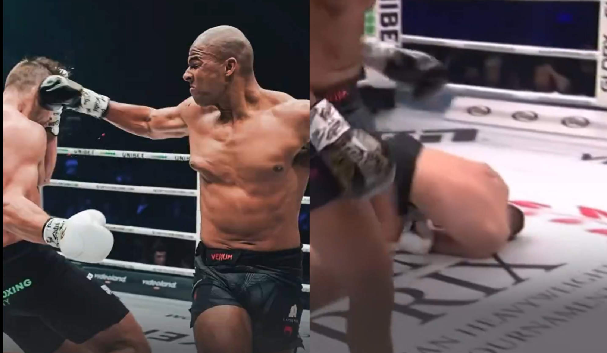 De snoeiharde stoot waarmee Levi Rigters bijna won van Rico Verhoeven