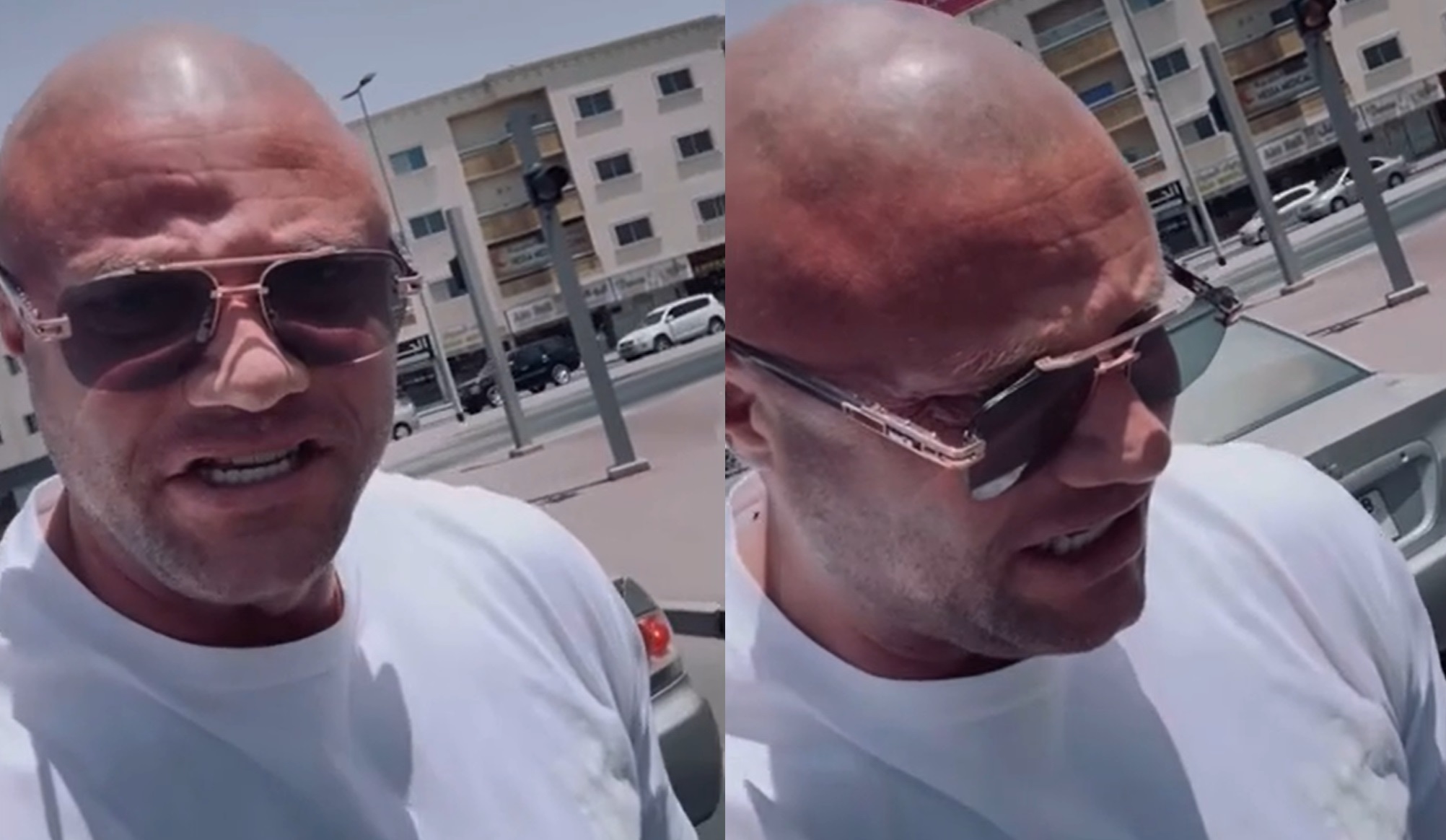 Alex Soze rijdt gehuurde auto van 100.000 euro in de prak tegen koerier ...