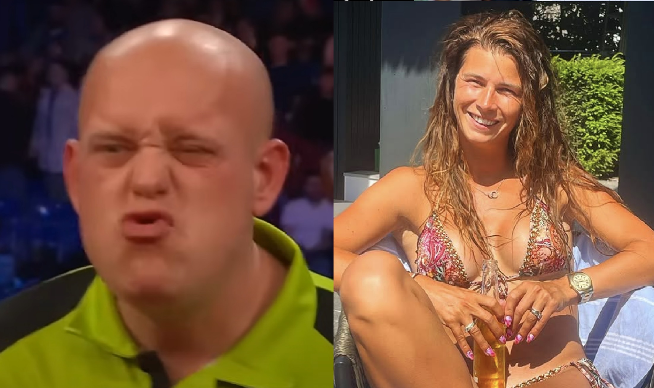 Vrouw van Michael van Gerwen woont nu samen met getrouwde man van wie ze anderhalve maand ...