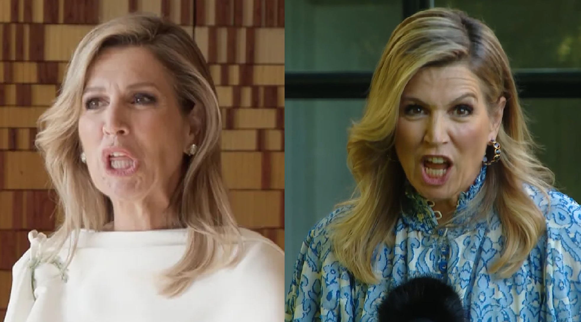 Koningin Máxima legt uit wat ze naast Trump deed: 'Dit gelooft toch ...